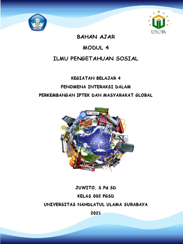 Bahan Ajar Modul 4 Ips Kb. 4 | PDF | Seni