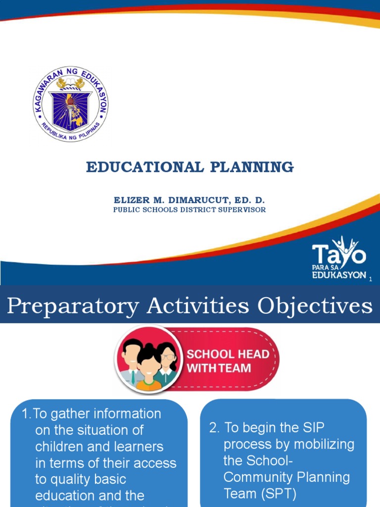 Educplanning Preparatoryactivities | PDF | Data | Learning