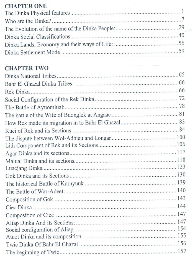 History of Dinka | PDF
