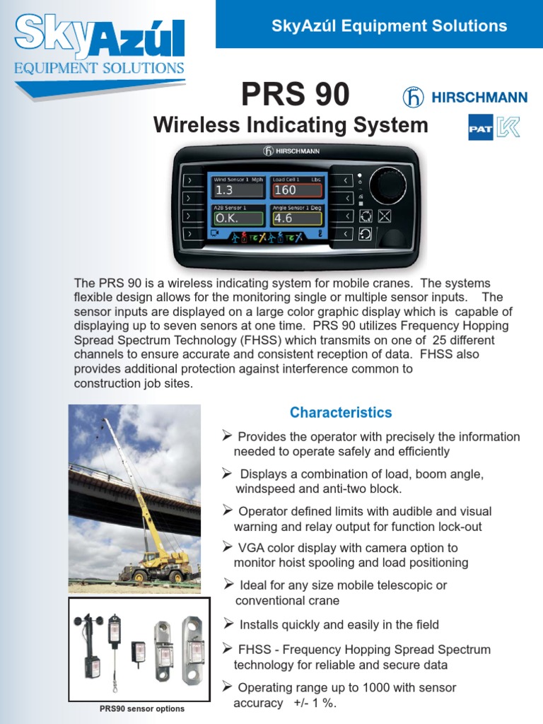 PRS 90 System 2 | PDF | Sensor | Wireless