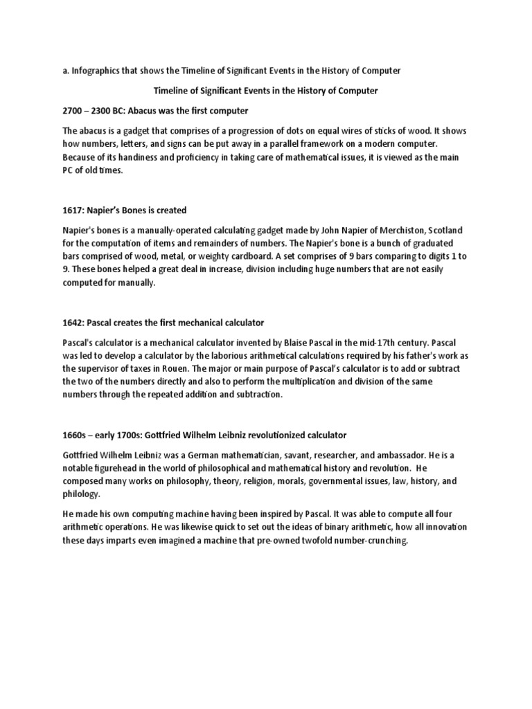 History of The Computer | PDF | Computing | Information Age