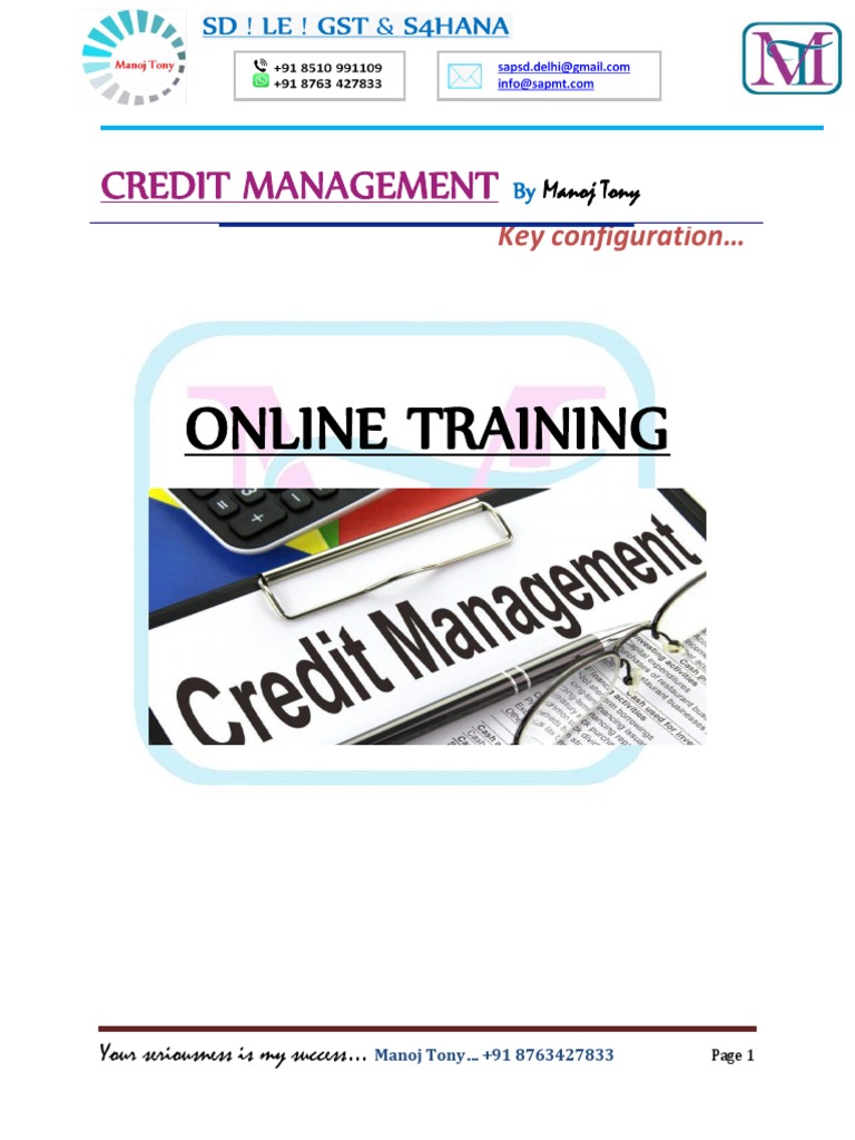 Credit Management - Part One | PDF | Credit | Finance & Money Management