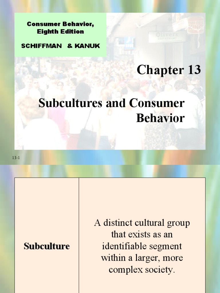 Subcultures and Consumer Behavior | PDF | Consumer Behaviour | Brand