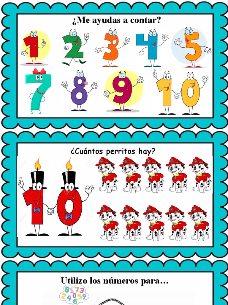 Números Del 1 Al 10 | PDF