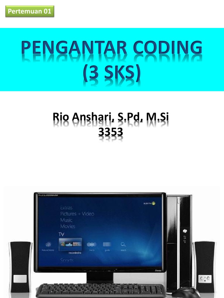 Pertemuan 01 Pengantar | PDF