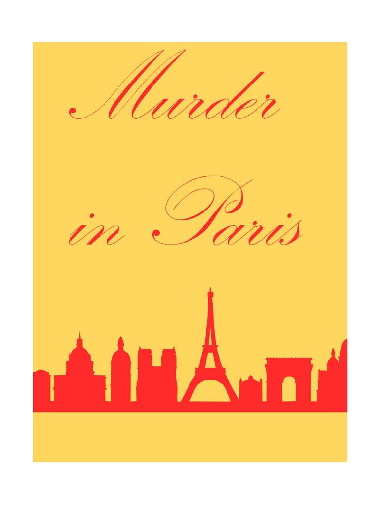 Murder in París | PDF