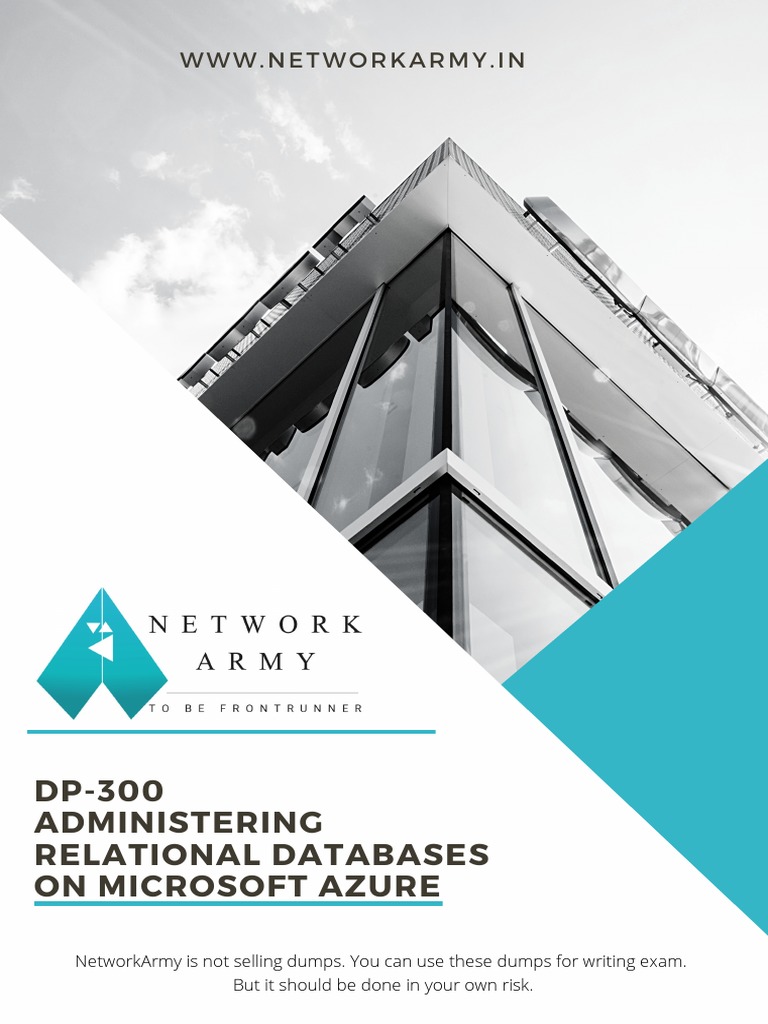 DP-300 Administering Relational Databases On Microsoft Azure | PDF | Databases | Microsoft Sql ...