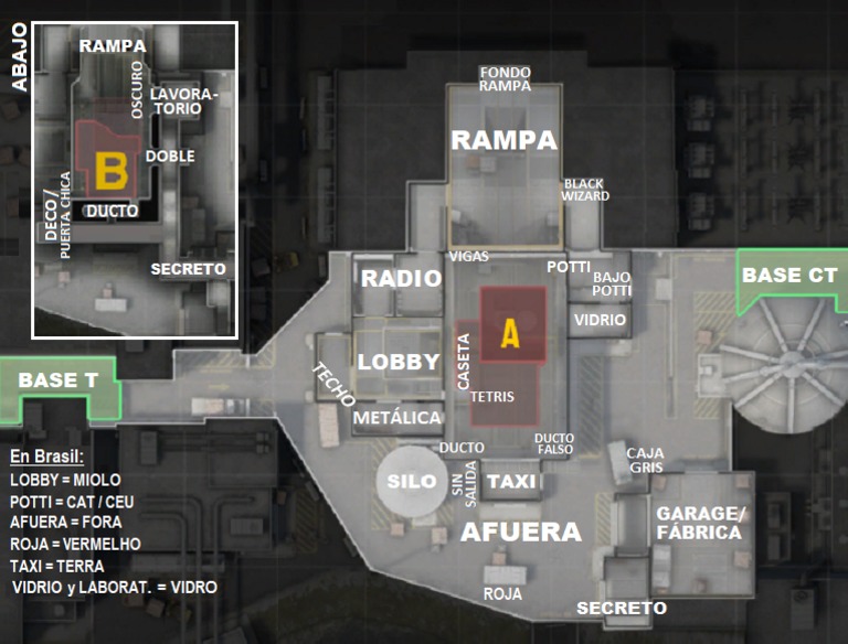 Preview - NUKE Csgo Posiciones Lugares Poss Callouts | PDF