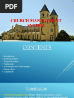 Church Management System Project | PDF | Databases | Sampling (Statistics)