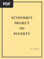 Poverty Economics Project | PDF | Poverty | Poverty & Homelessness
