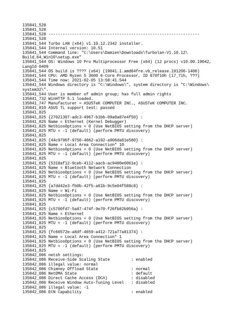 cFosSpeed Setup Log | PDF | Device Driver | Windows Registry