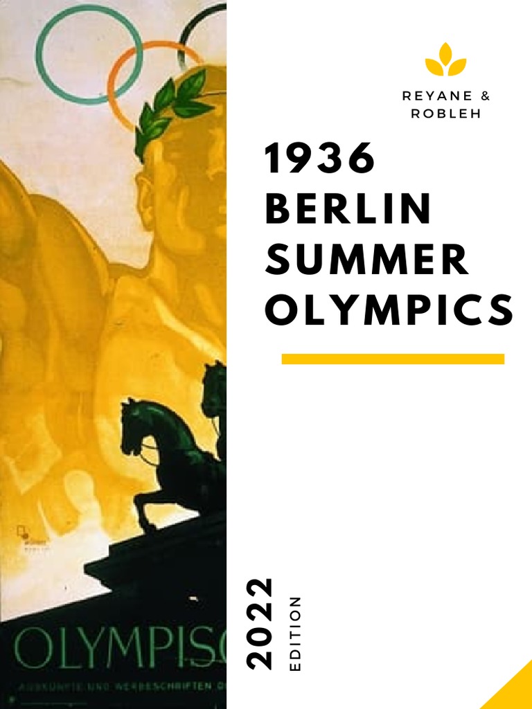 1936 Berlin Olympics: Propaganda and Boycott | PDF | Nazi Germany ...