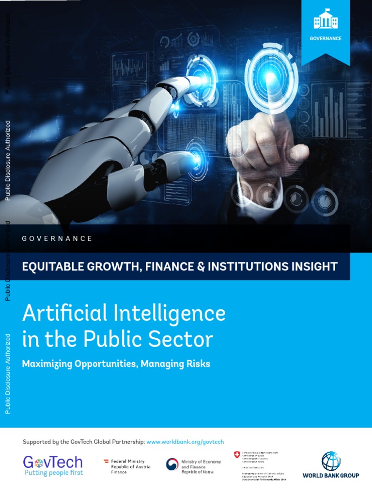 WORLD BANK Artificial Intelligence in The Public Sector Maximizing ...