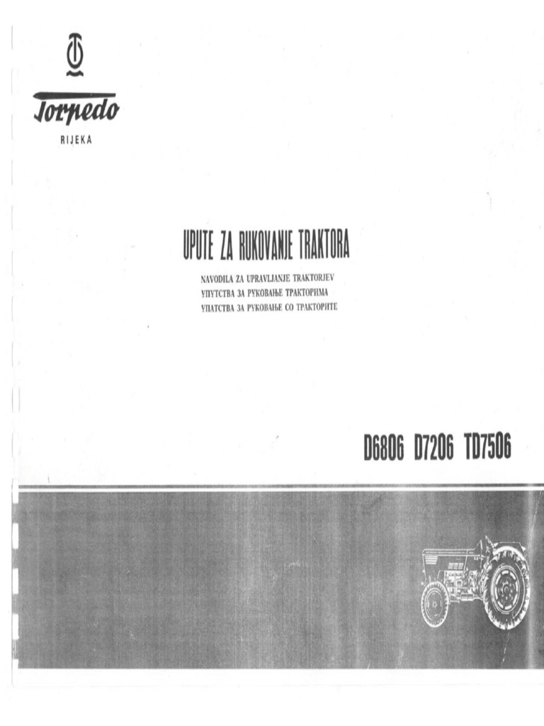 Uputstvo Za Rukovanje TD7506 | PDF