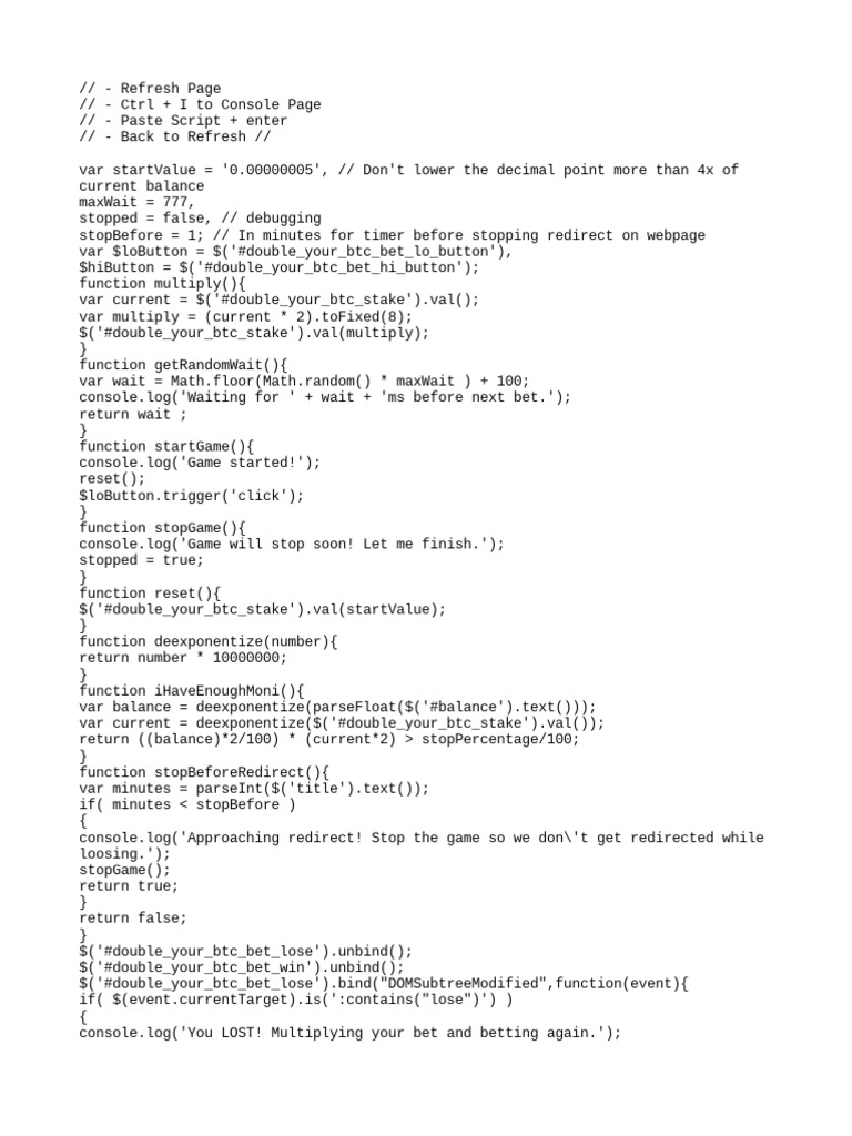 Script Freebitcoin 100 | PDF