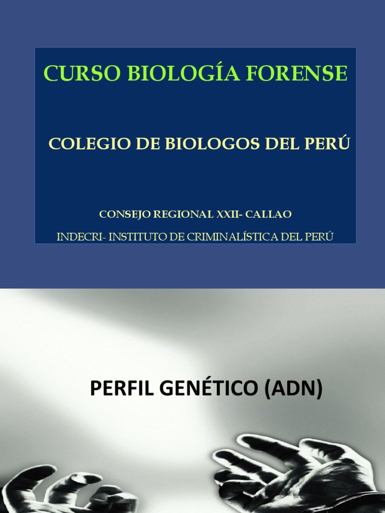 Adn Forense | PDF | Adn | Perfiles de ADN