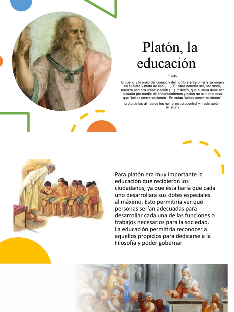 Platón La Educación | PDF | Platón | Aristóteles