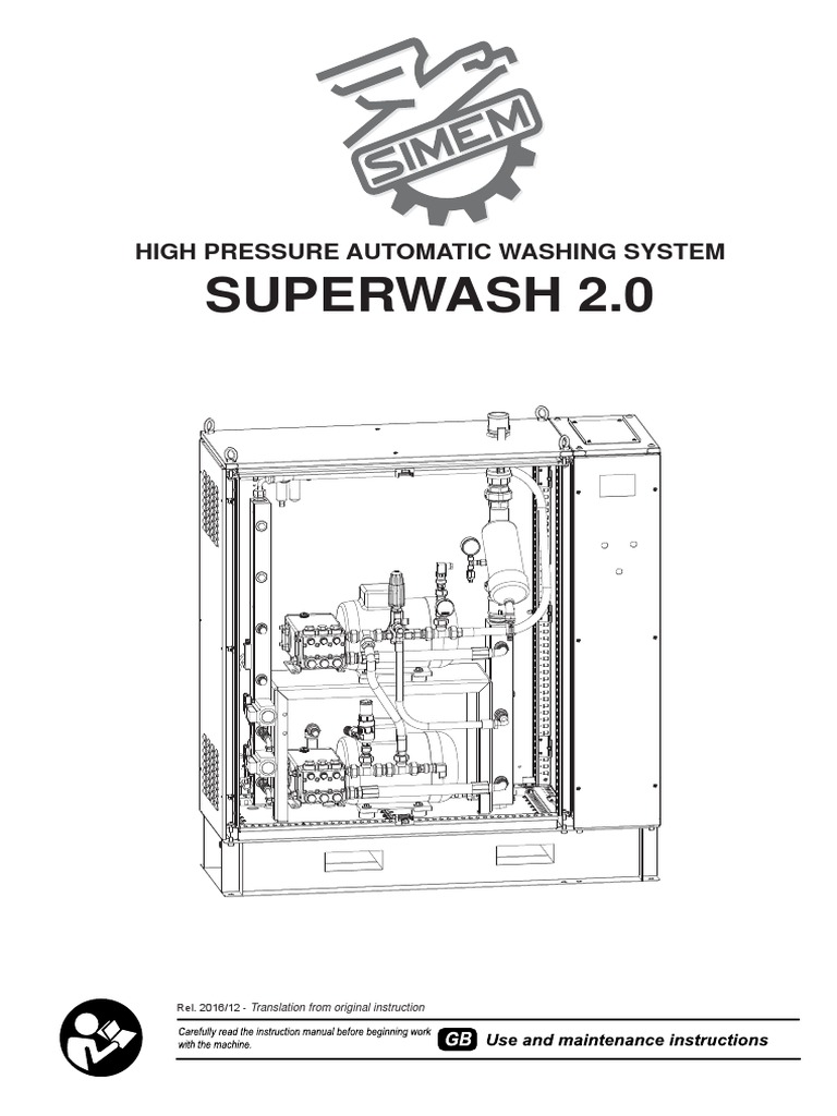 Superwash 2.0: High Pressure Automatic Washing System | PDF | Safety ...