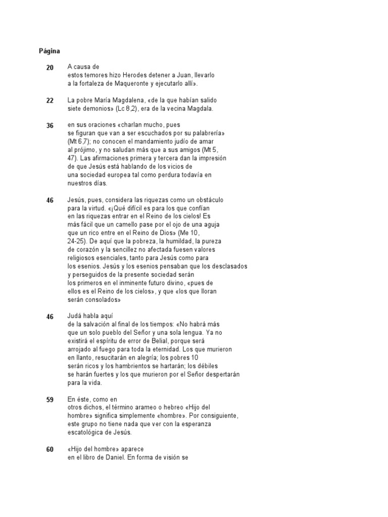 Apuntes Relevantes David Flusser | PDF | Jesús | Reinado y reino de dios