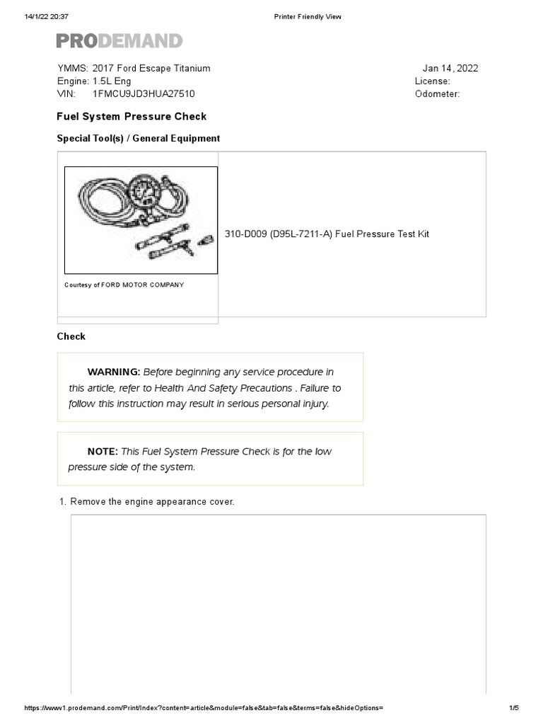 DTC P025A Escape 2017,,,,,pdf | PDF | Pump | Manufactured Goods