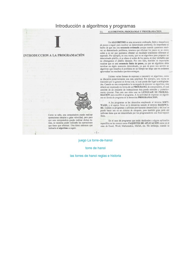 2.introduccion A Algoritmos y Programas | PDF