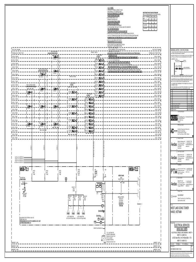 Ice E083-E-Pjw-101-4a - Electrical Single Line Diagram - Sheet 4 - Msb ...
