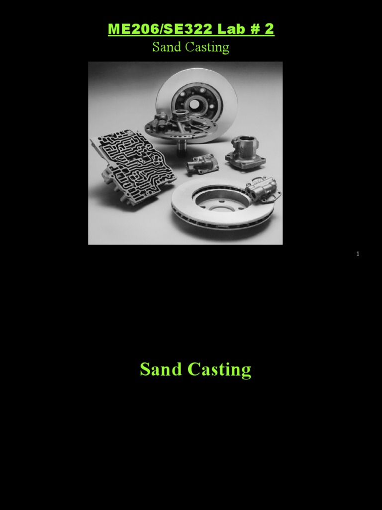 Sand Casting | PDF | Casting (Metalworking) | Building Materials