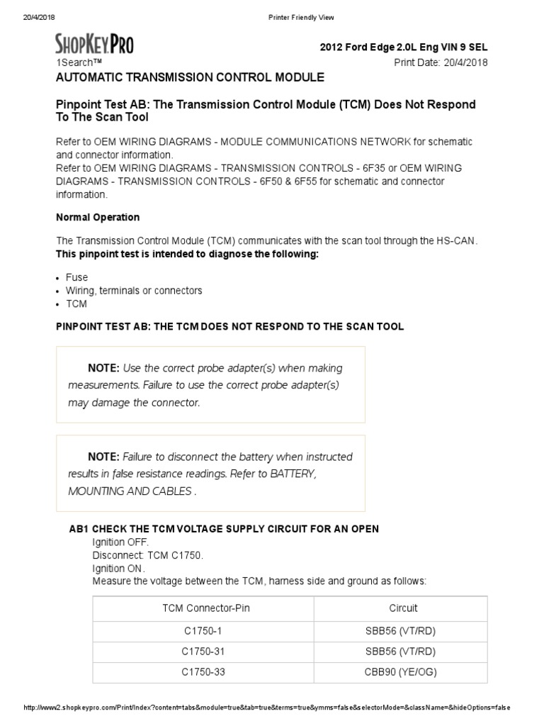Ford Edge 2.0. U0402 | PDF | Electrical Connector | Electrical ...