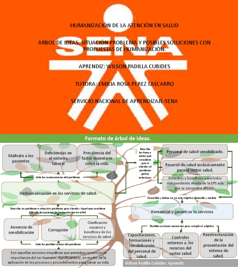 Formato Arbol Ideas Wilson Padilla Cubides | PDF