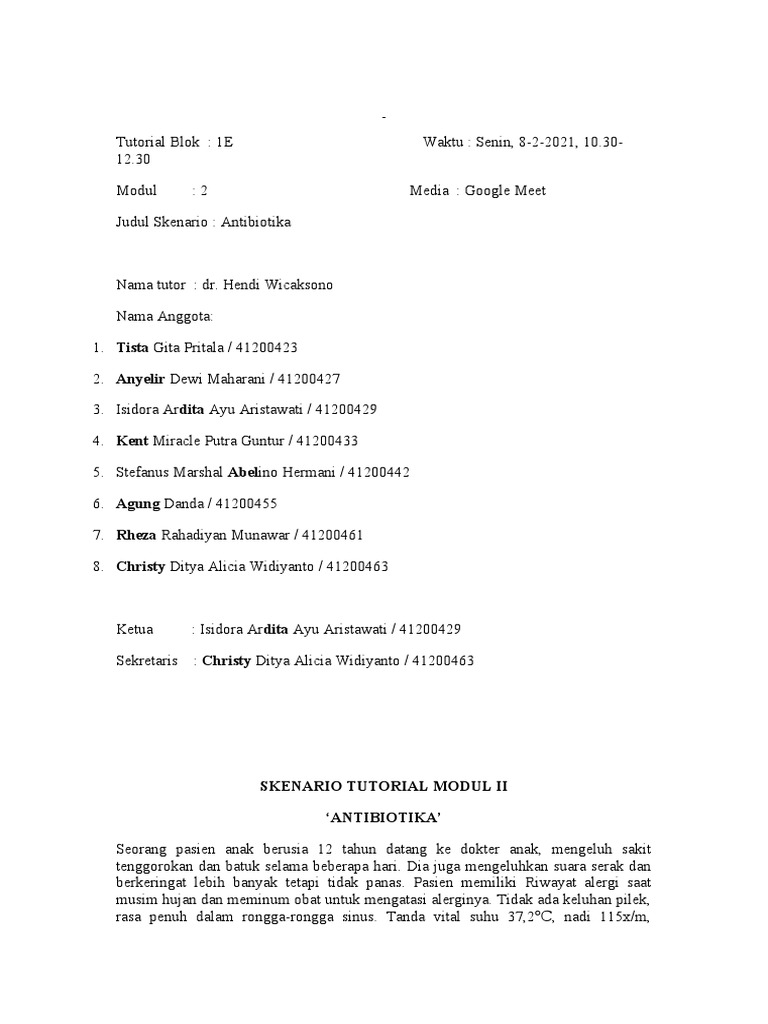 Notulensi Modul 2 | PDF