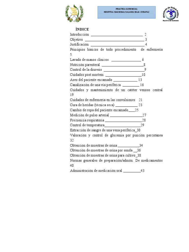 Índice de Protocolo | PDF