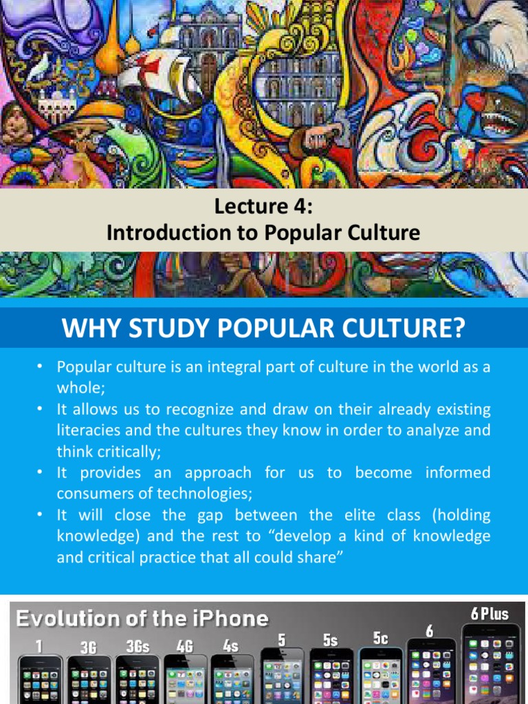 Introduction To Popular Culture | PDF | Popular Culture | Communication