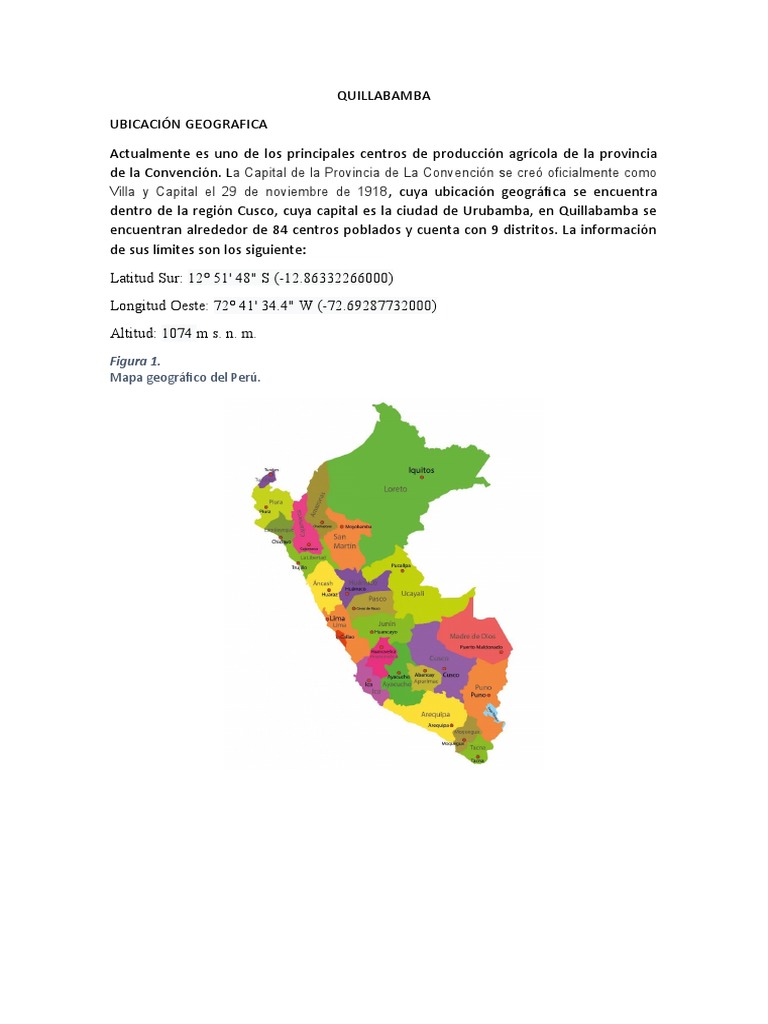 Ubicación en El Mapa Quillbamba | PDF