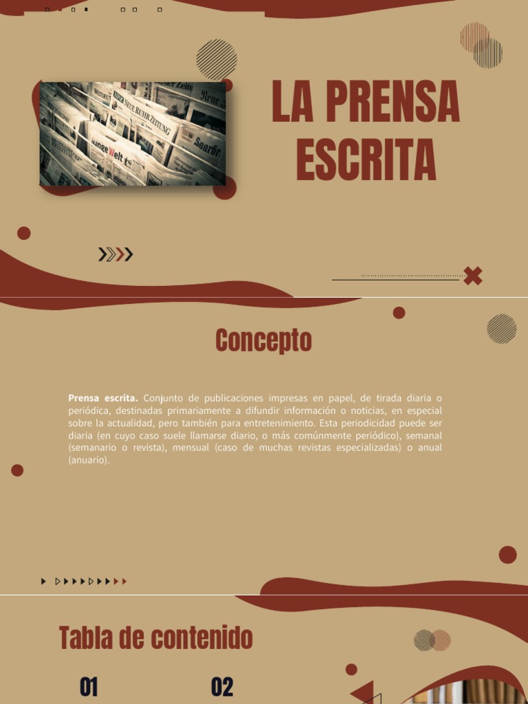 La Prensa Escrita | PDF | Periódicos | Periodismo