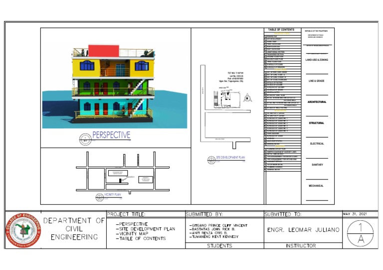 Perspective: Site Development Plan | Download Free PDF | Architectural ...