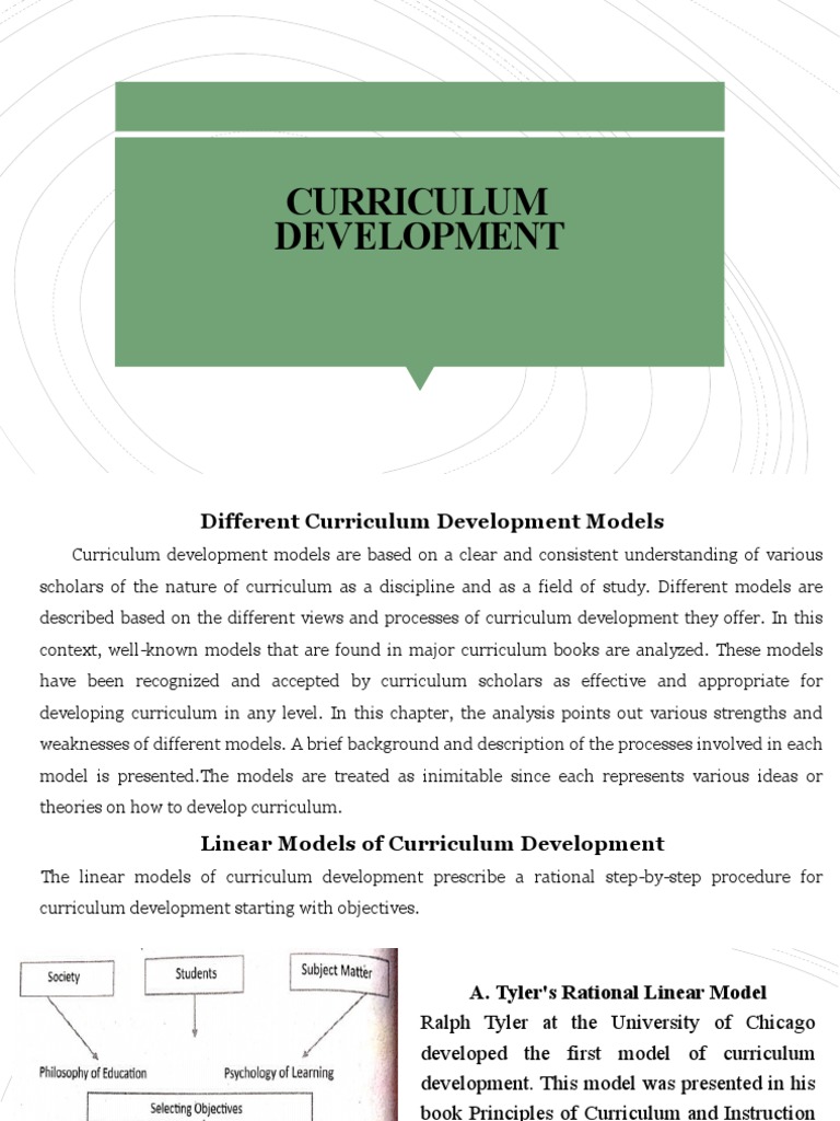 Curriculum Development | PDF | Curriculum | Rationality