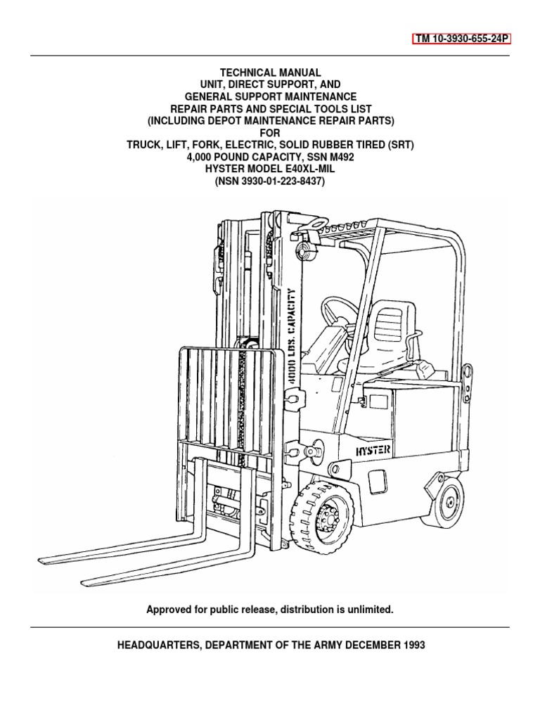 TM 10 3930 655 24P | PDF | Steering | Equipment