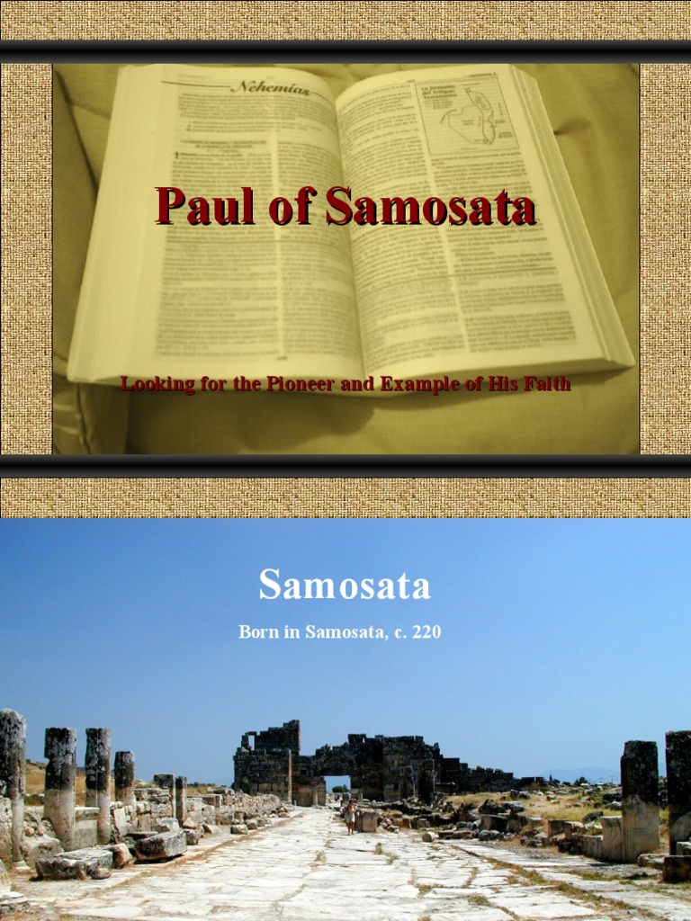 Paul of Samosata: Pioneer of Faith | PDF | Jesus | Logos (Christianity)