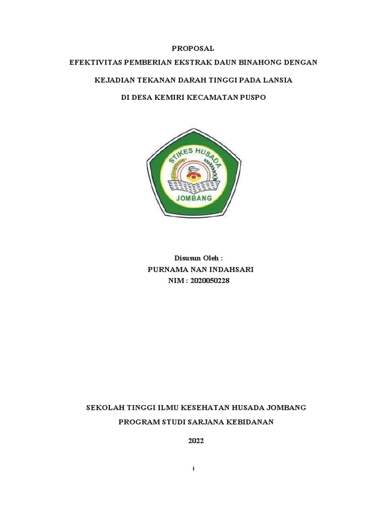 Proposal Purnama | PDF
