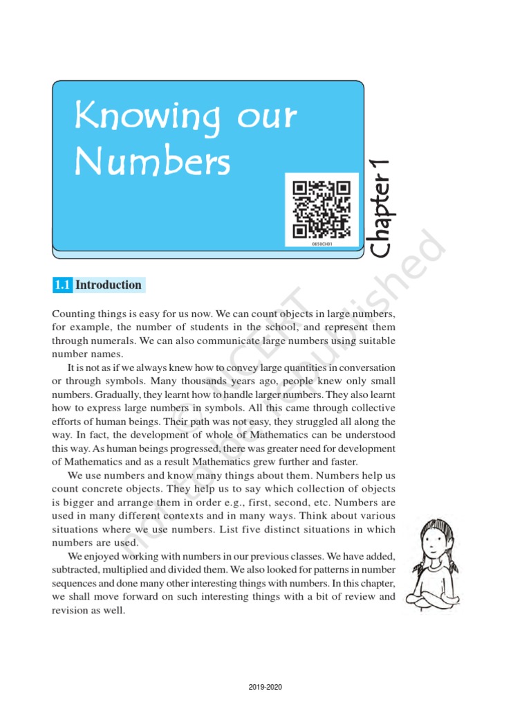 Cbse Class 6 Ncert Books Math Chapter 1 Knowing Our Numbers | PDF | Litre | Kilogram