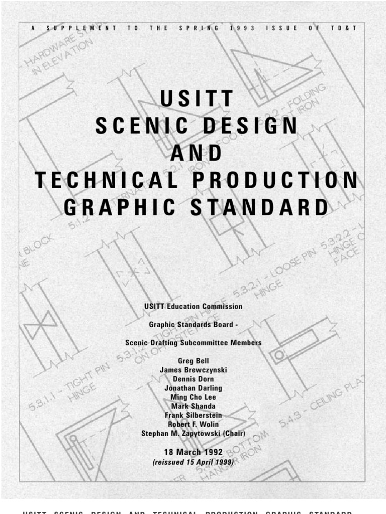 USITT Scenic Graphic Standards Guide | PDF