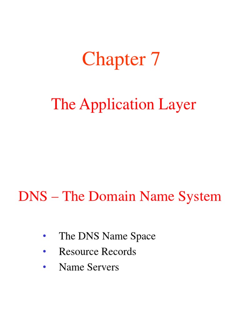 The Application Layer | Download Free PDF | Peer To Peer | Domain Name System