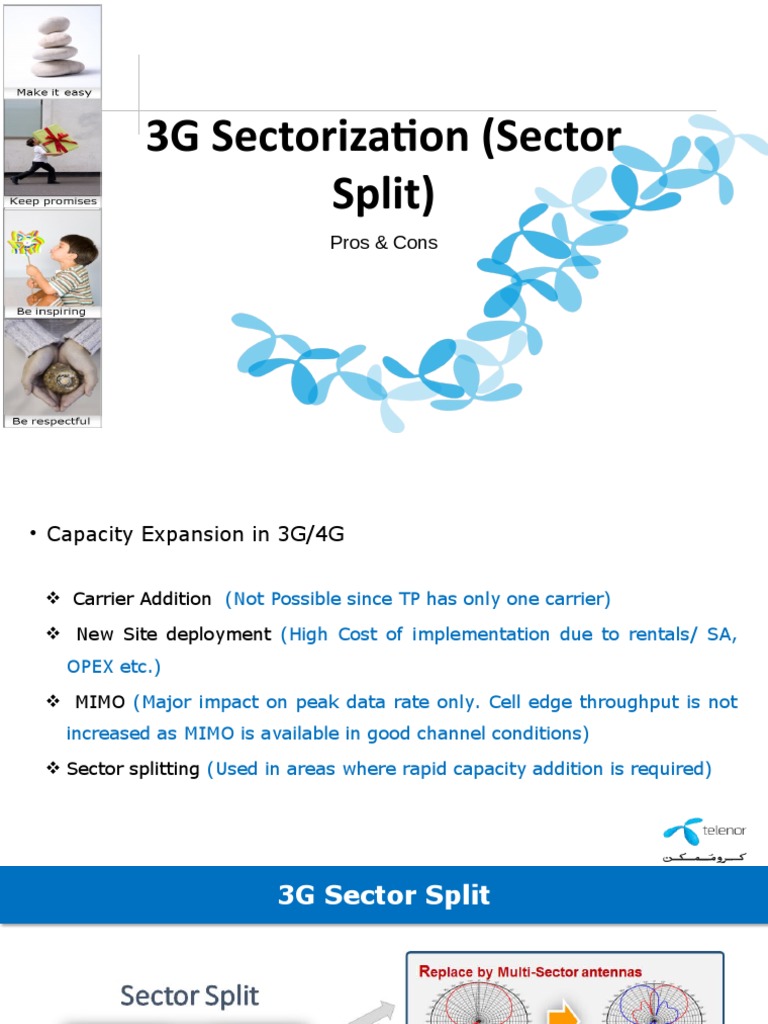 3G Sectorization Sector Split | PDF | 4 G | Antenna (Radio)