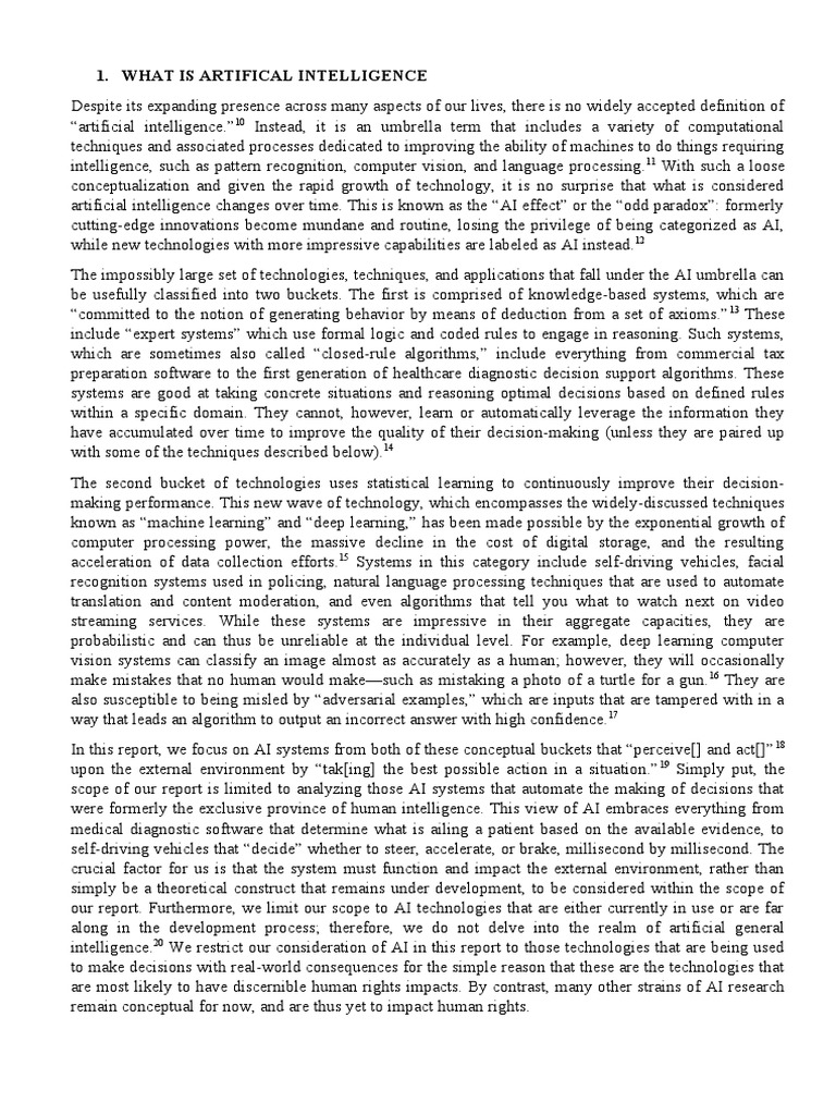 Artificial Intelligence and Human Rights | PDF | Human Rights ...