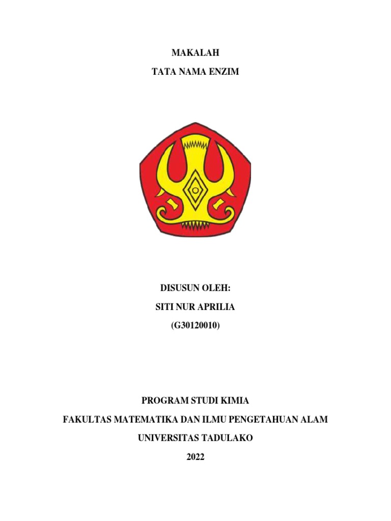 Makalah Tata Nama Enzim | PDF