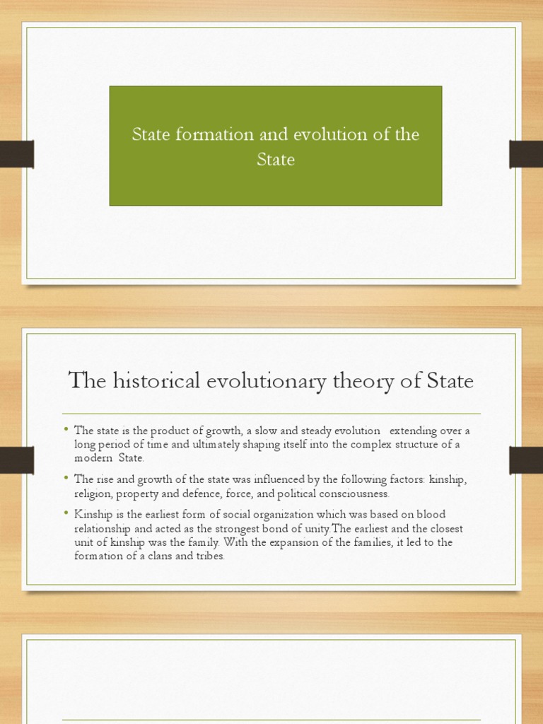 Evolution of State Formation Theory | PDF | Babylonia | Welfare State