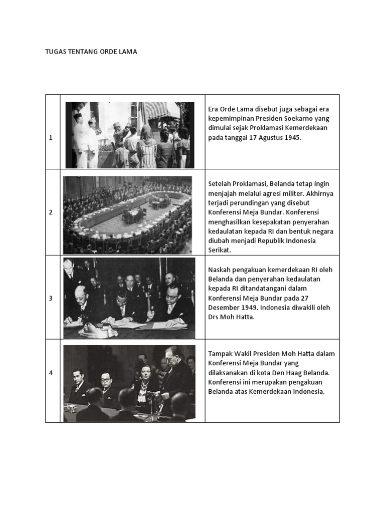 Tugas Orde Lama | PDF