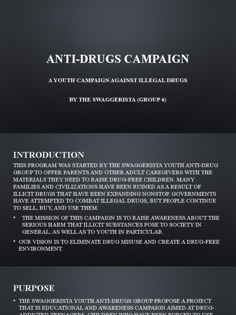 Anti-Drug Campaign PowerPoint | PDF
