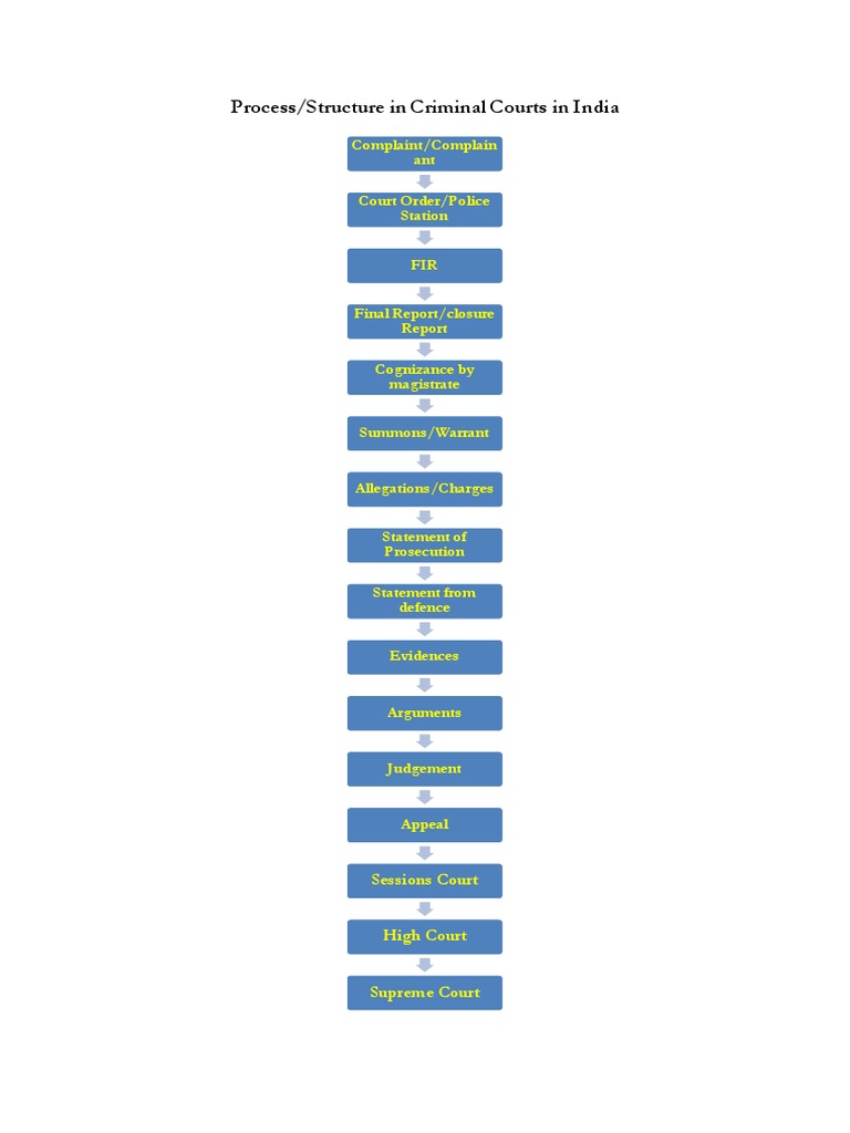 Process in Criminal Courts | PDF