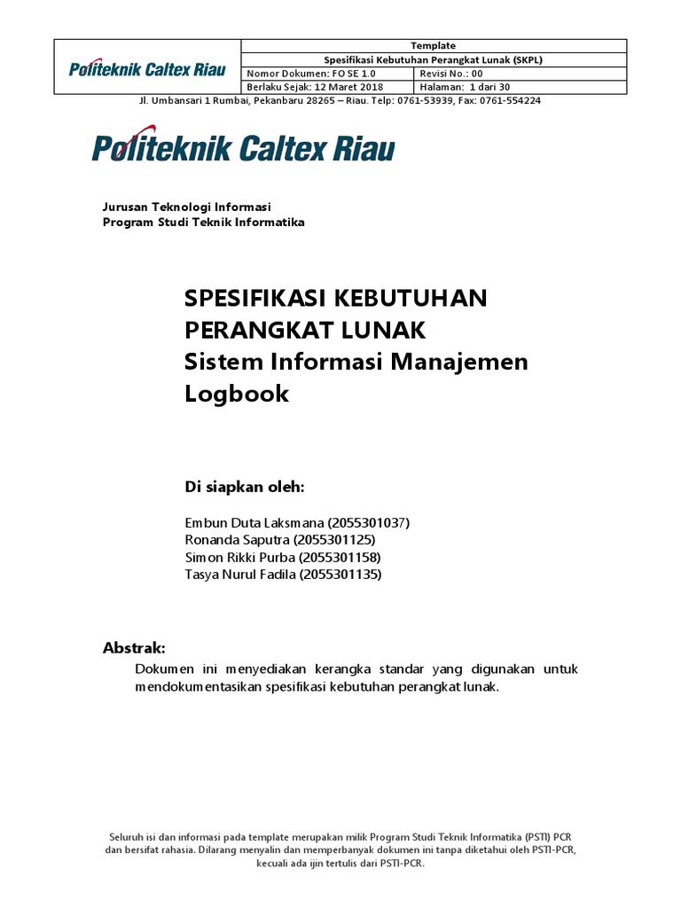 SKPL Kelompok 2 Genap - 2 Ti e | PDF | Komputer